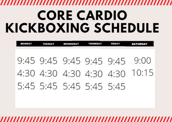 Core Cardio Kickboxing Club – It All Starts Here